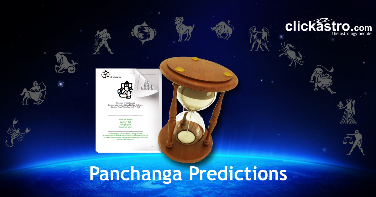 Free Panchanga Predictions, Panchanga - Clickastro.com