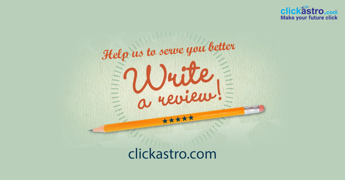 Write your feedback - Clickastro.com